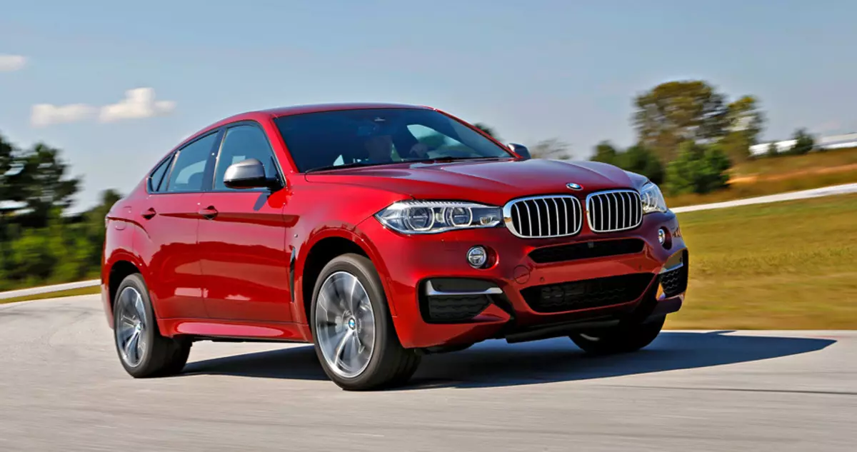 Izahay dia manisa ny tombony amin'ny BMW X6, tsy manadino momba ny Minuses 3689_7