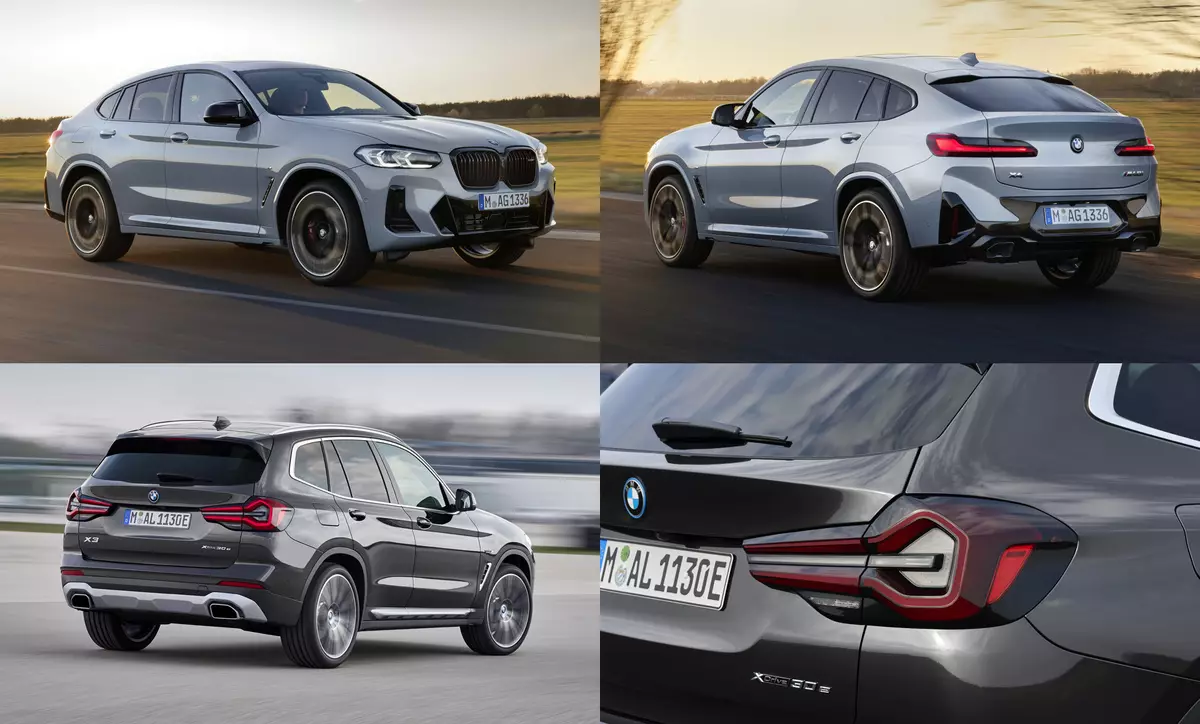 Mhair cruinnithe BMW X3 agus X4 nuashonruithe le M-leaganacha