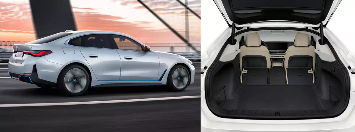 BMW I4 Electrocar는 특성과 살롱을 보였다