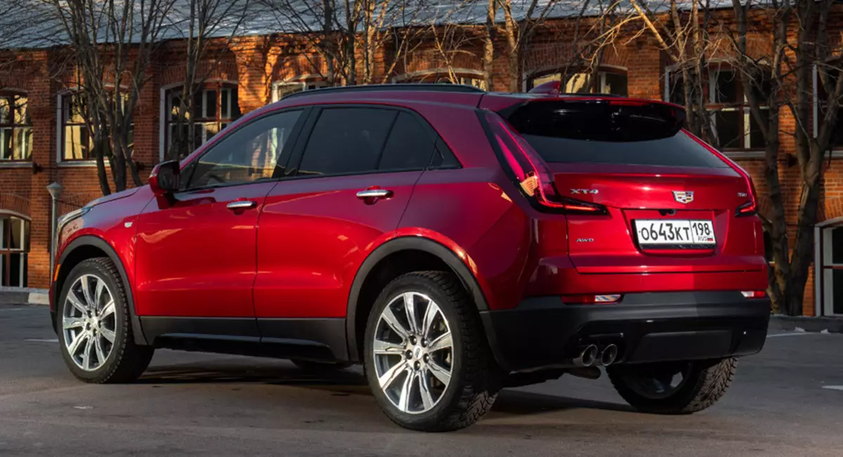 Cadillac XT4 tuli Venäjälle kahdella turbosilla