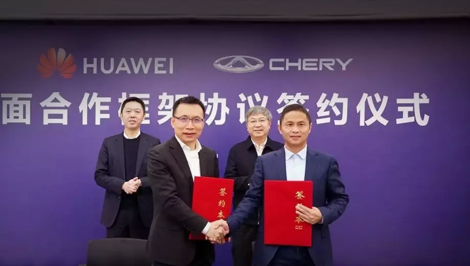 Huawei akan membantu Chery dalam mencipta kereta pintar