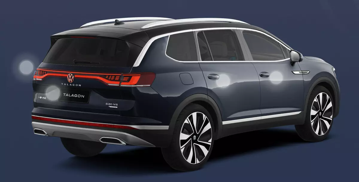 Volkswagen Taligon yoo pese awọn ijoko meje nikan ni China 612_1