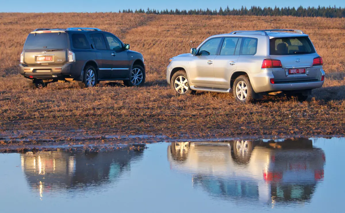 ¿Qué hacen con la gente Infiniti QX56 y Lexus LX 570? 6489_1