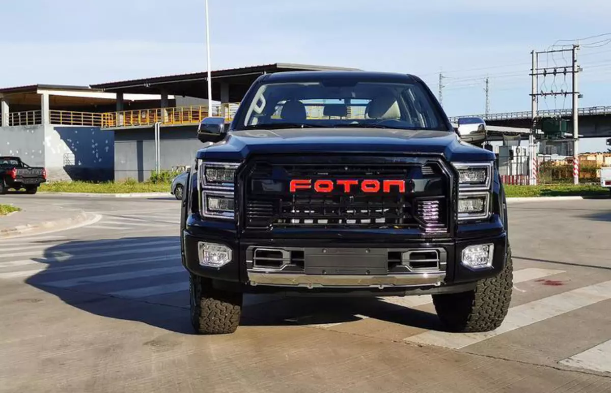 Pickup Foton General akan menjadi tafsiran Raptor Cina