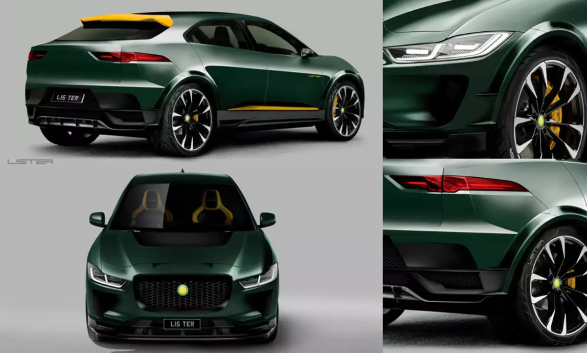 Concept Lister Suv-E ees Jaguar I-tempo SVR välimuse ees 6850_1