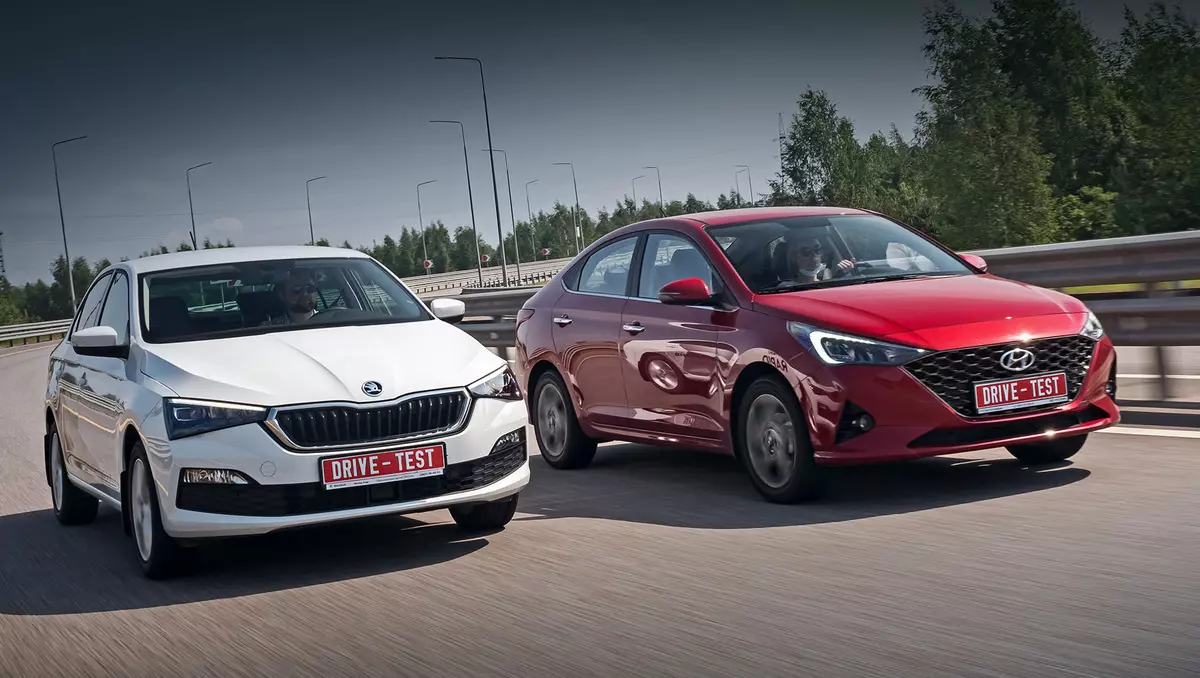 Hyundai Solaris und Skoda Rapid