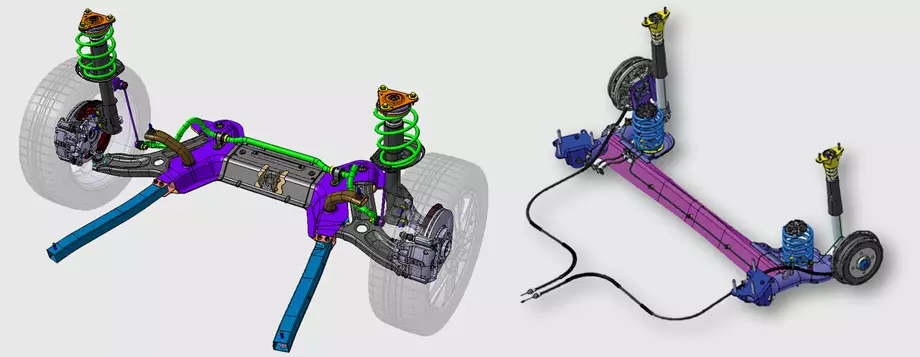 Iintaba ezivavanyiweyo ze-Sedan quators Lada Vesta kunye neWagon Sulm 980_11